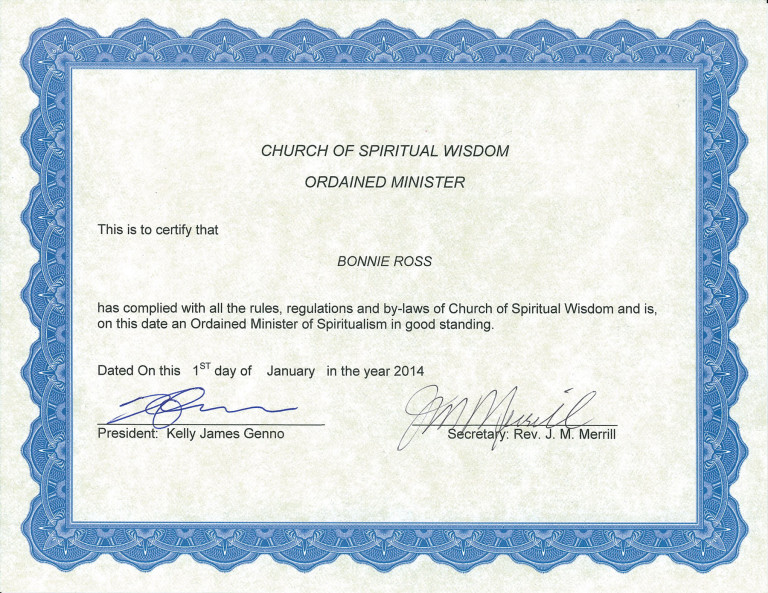 Credentials – Bonnie Ross